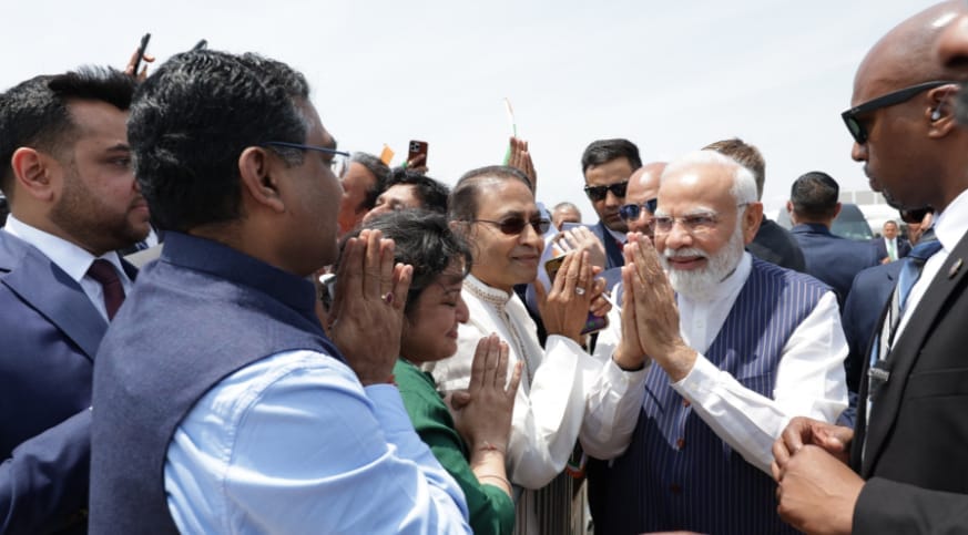 Modi Supporters Take Long Journey To Welcome Him In U.S.