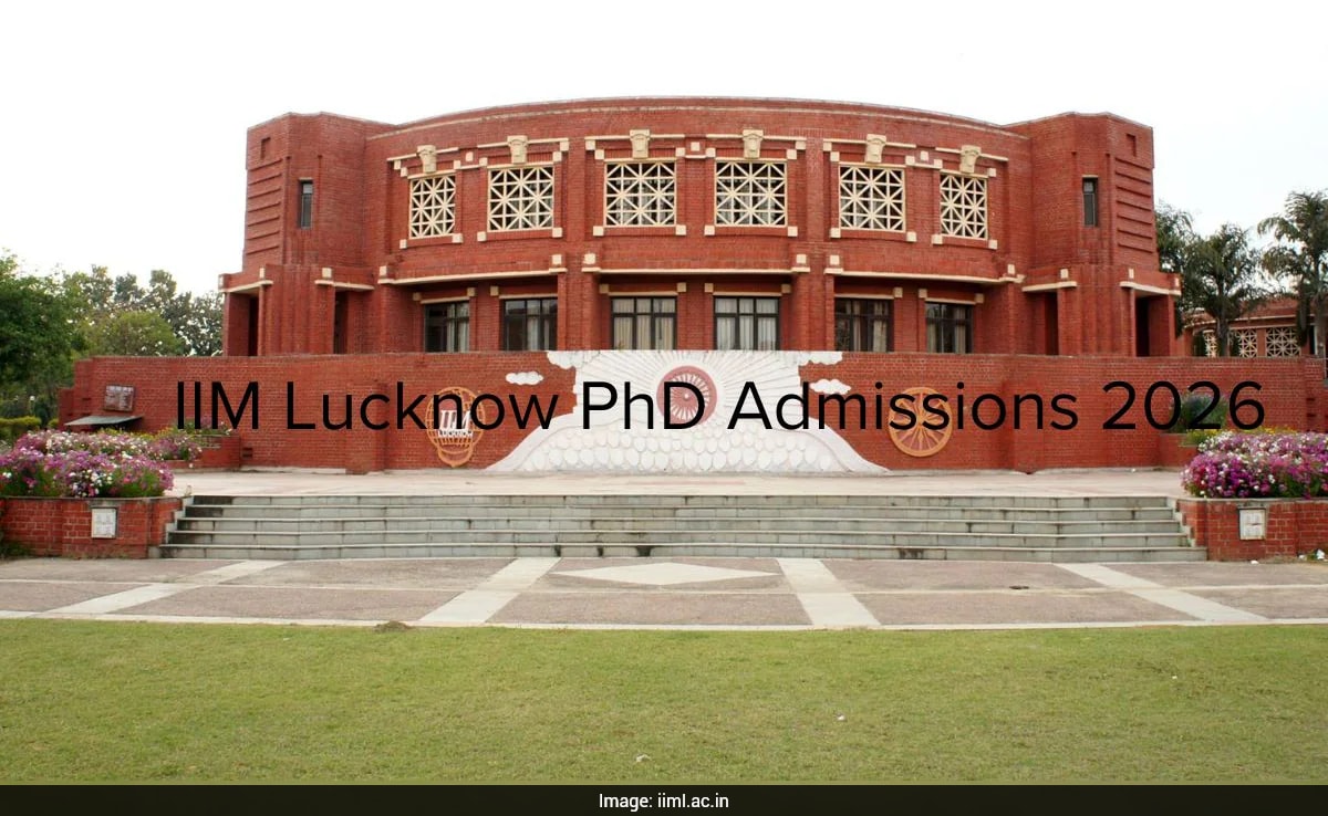 IIM Lucknow Invites Applications For PhD Admissions 2026; Check ...