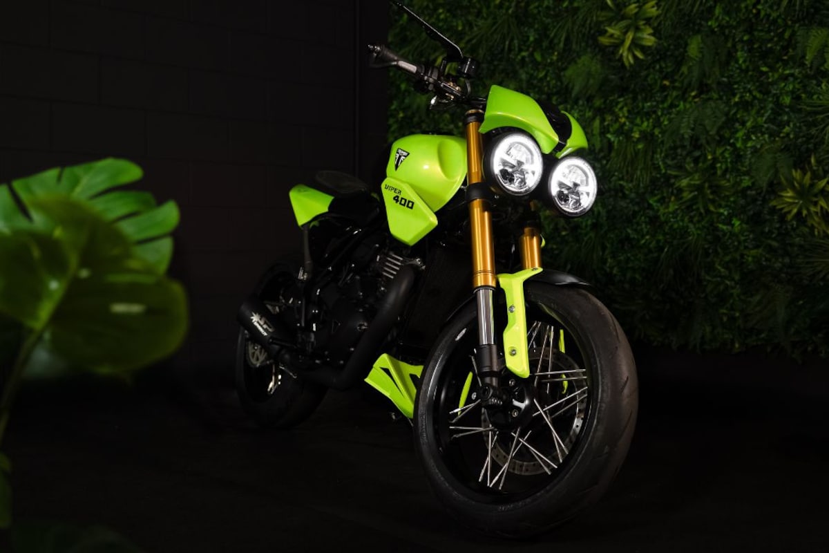 Triumph Viper 400 One-Off To Go Under Hammer For Noble Cause