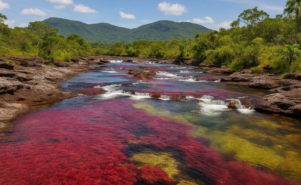 This Stunning River Changes Colours Like A Rainbow - Find Out Where It Is