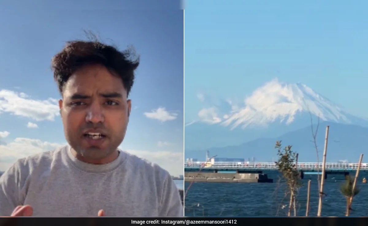 Watch: Indian Man Shares Breathtaking View Of Japan's Mount Fuji From ...