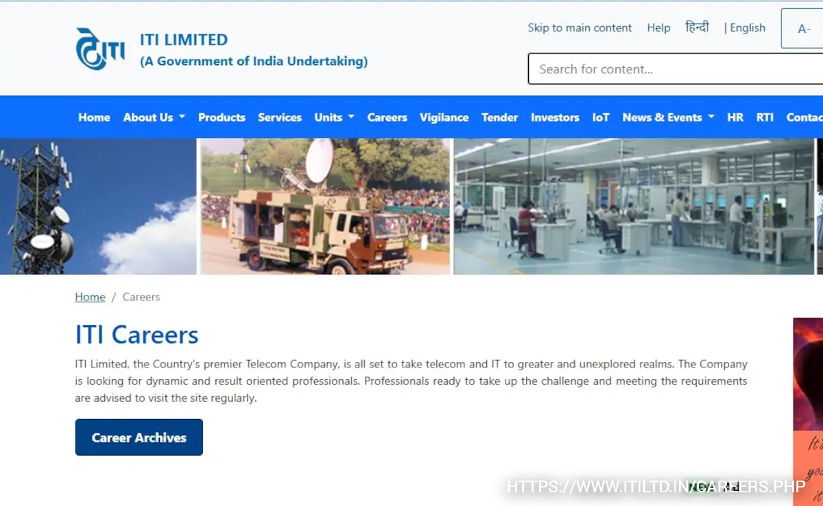 Indian Telecom Industries Invites Applications For Young Professionals ...