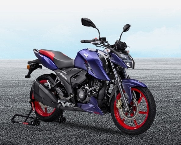 TVS Motor unveils TVS Apache RTR 160 4V With Dual Channel ABS At Rs 1. ...