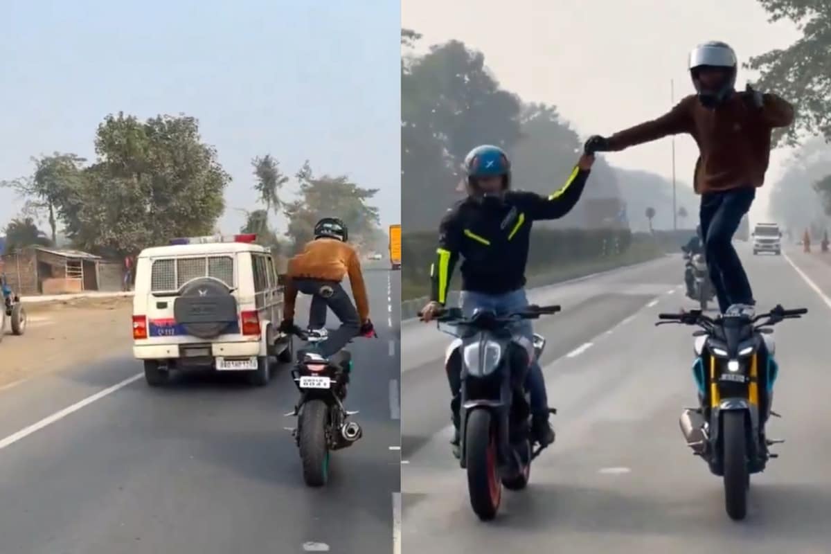 Bihar Highway Stunt By Reckless Bikers Goes Viral, Traffic Police File Case
