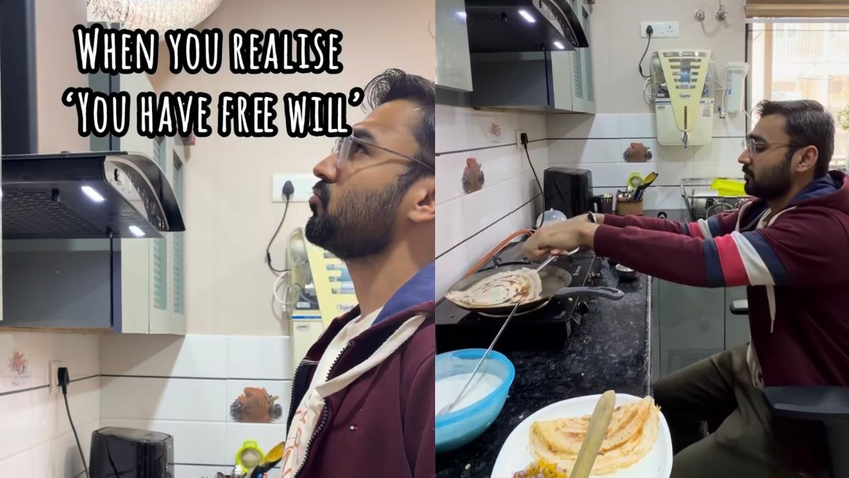Watch: Man Sits On A Chair While Cooking Parathas, Internet Calls It ...
