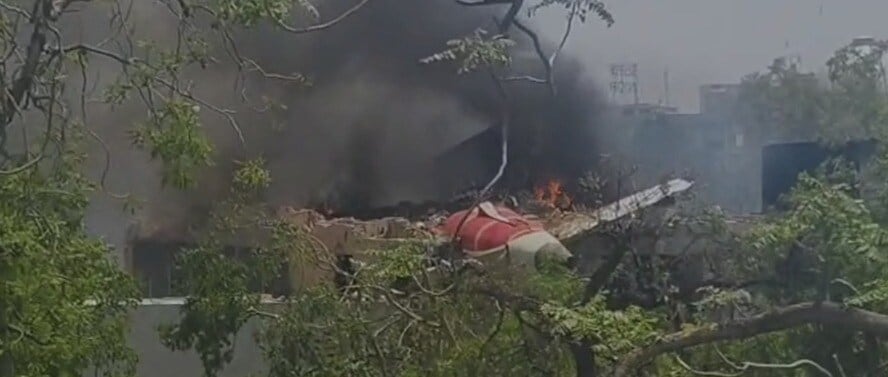 Ahmedabad Plane Crash: Air India Passenger Aircraft Crashes In Meghaninagar