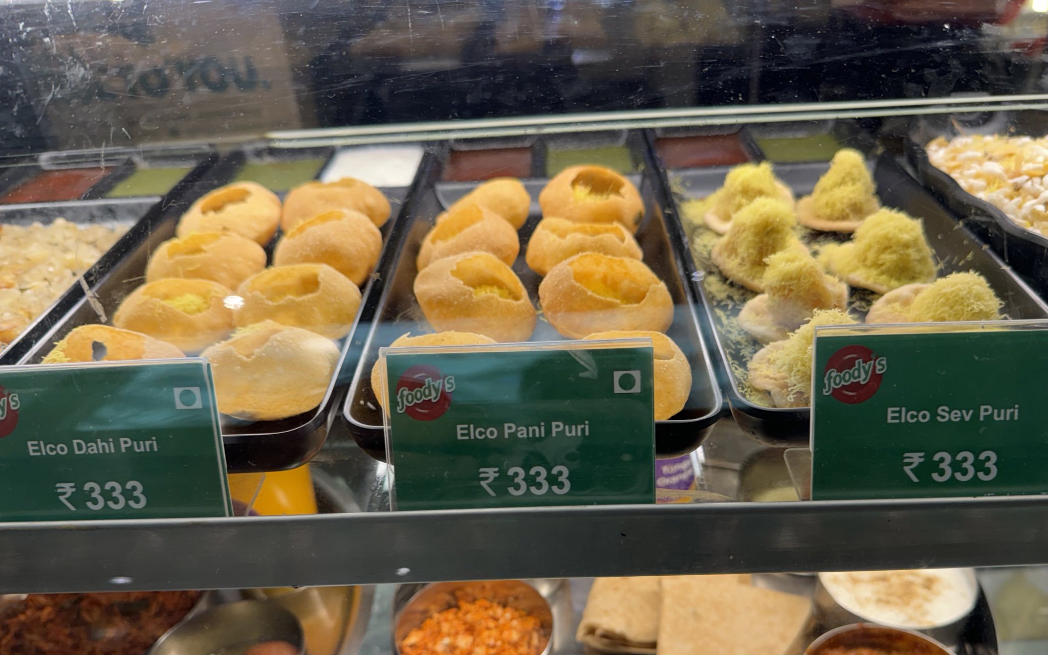 Chaat But Not Street Food: Pani Puri, Sev Puri, Dahi Puri Prices At ...