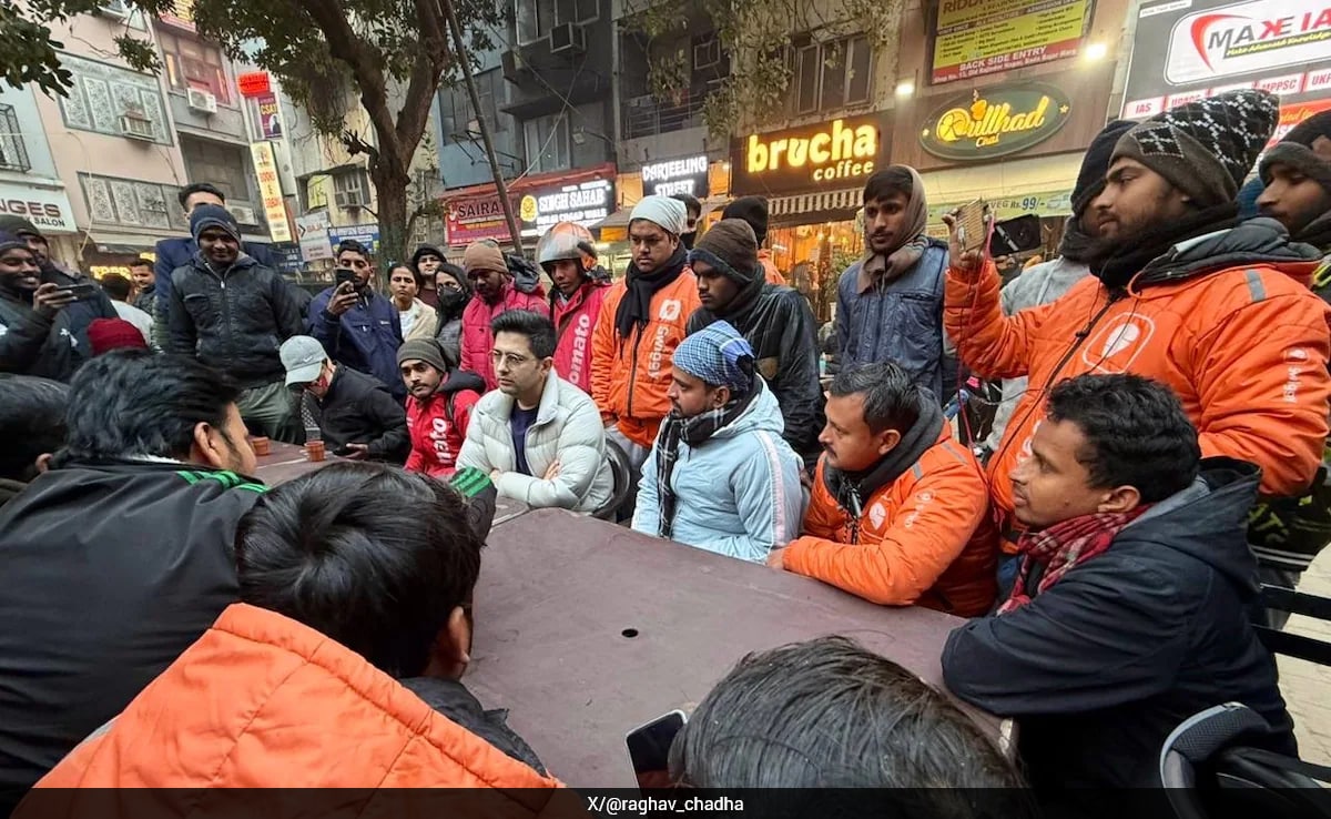 "Not A Rant": Raghav Chadha Urges Companies To Treat Gig Workers As ...