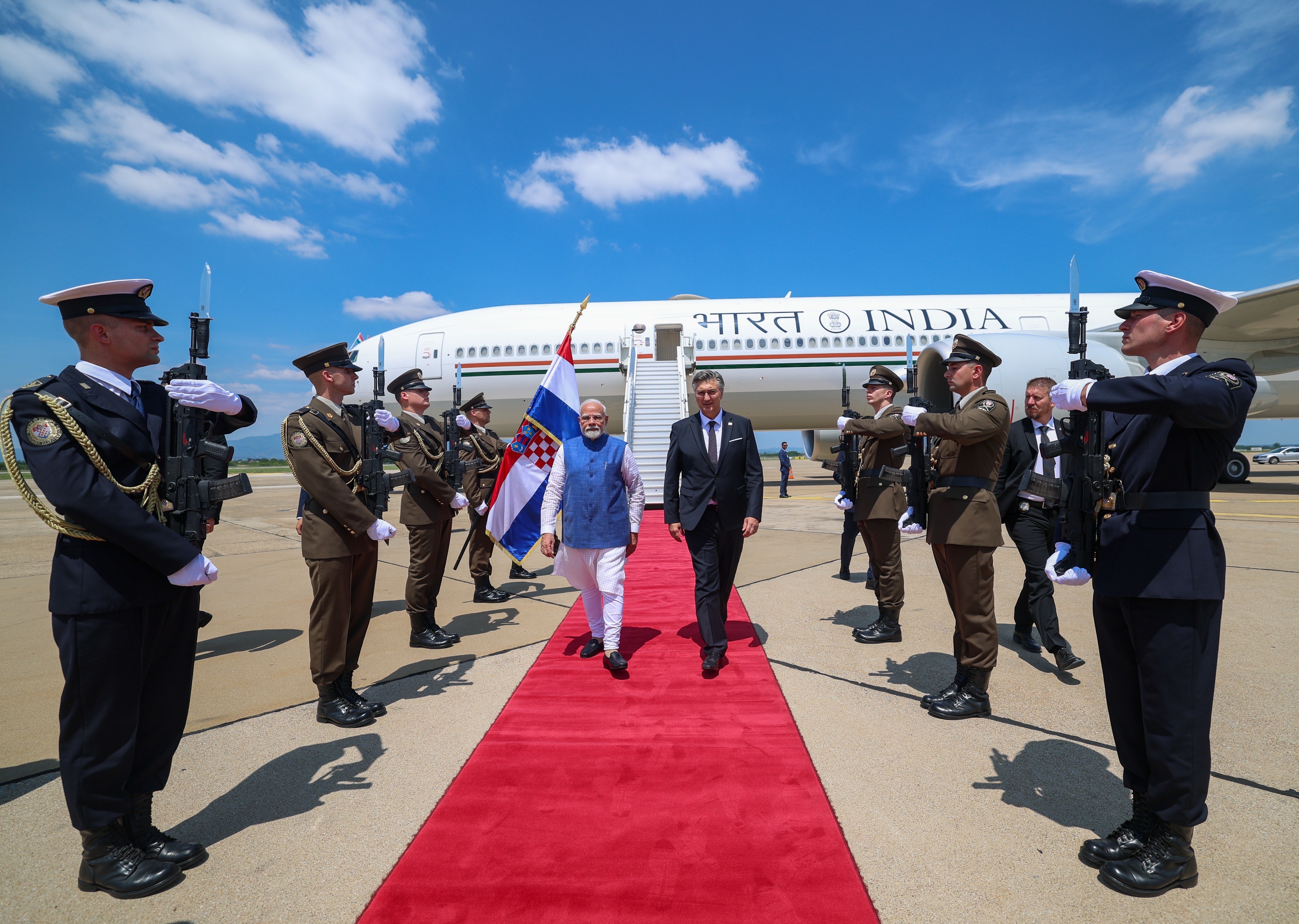 PM Modi Arrives In Croatia On Last Leg Of Three-Nation Tour