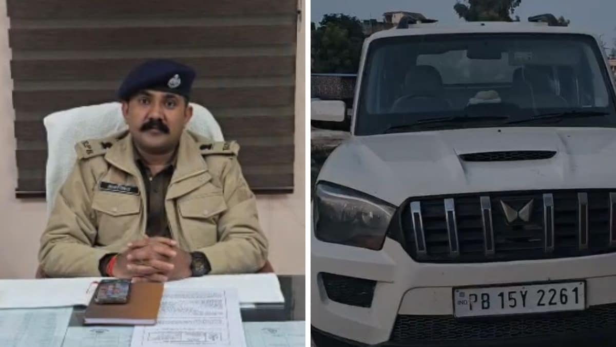 Rajasthan: गाड़ी पर लगा था एंटी करप्शन का स्टीकर, पुलिस को अंदर मिली 2 ...