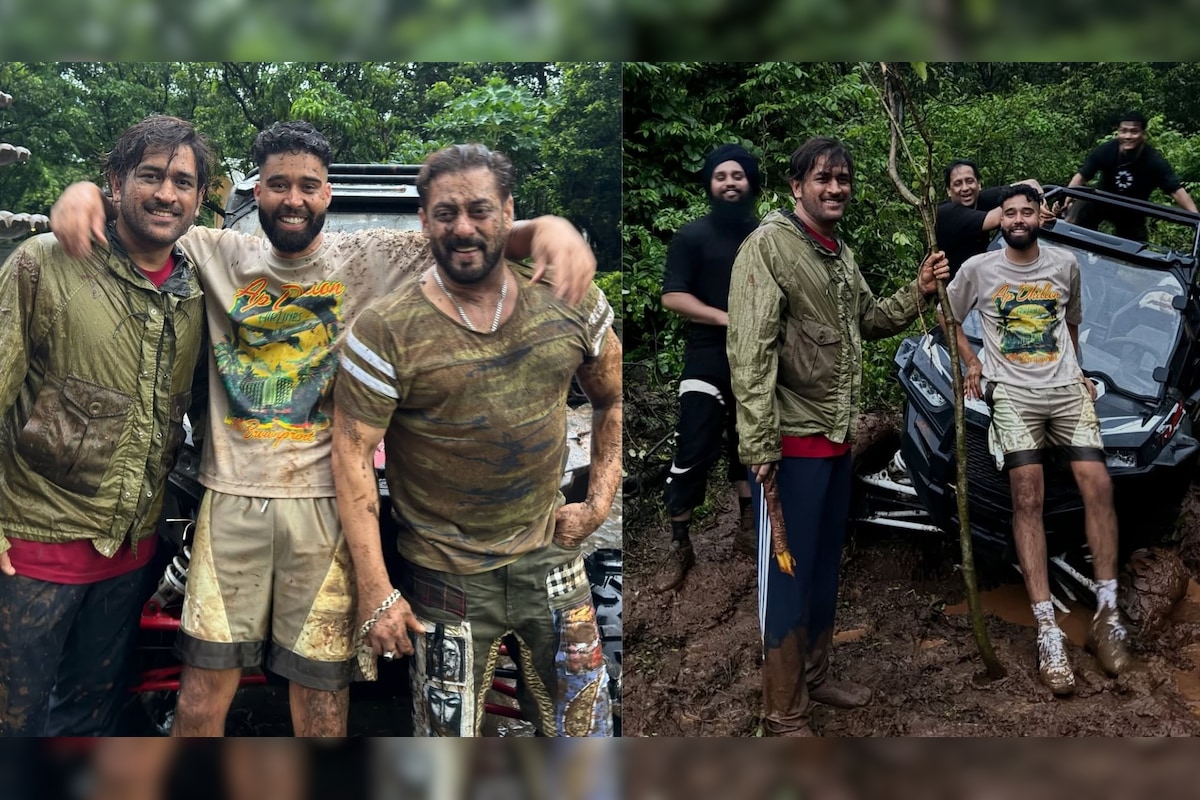 Salman Khan, MS Dhoni, And AP Dhillon Go Off-Roading With ATV On Muddy ...