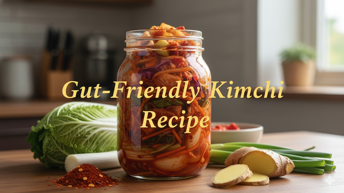 Gut-Friendly Kimchi Recipe: Easy Homemade Fermented Vegetables With ...