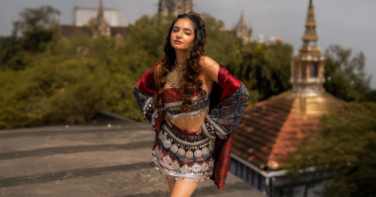 Anushka Sen Shines in a Bold Outfit