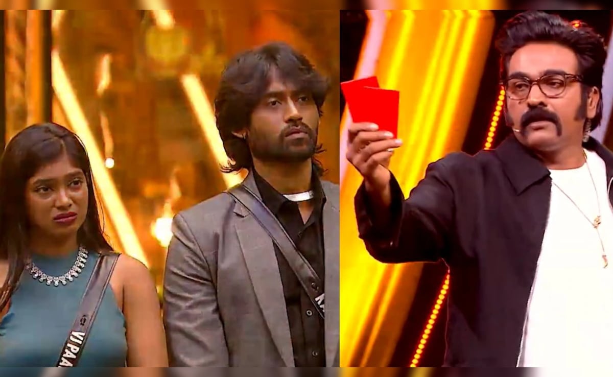 Bigg Boss Tamil Season 9: Vijay Sethupathi Issues Red Card To VJ Paaru ...