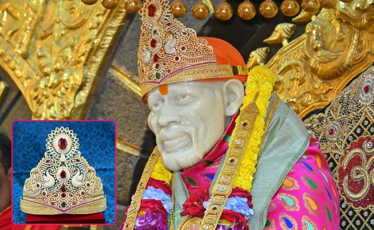 Shirdi Sai Baba Temple: Devotee from Haryana Donates Diamond Studded ...