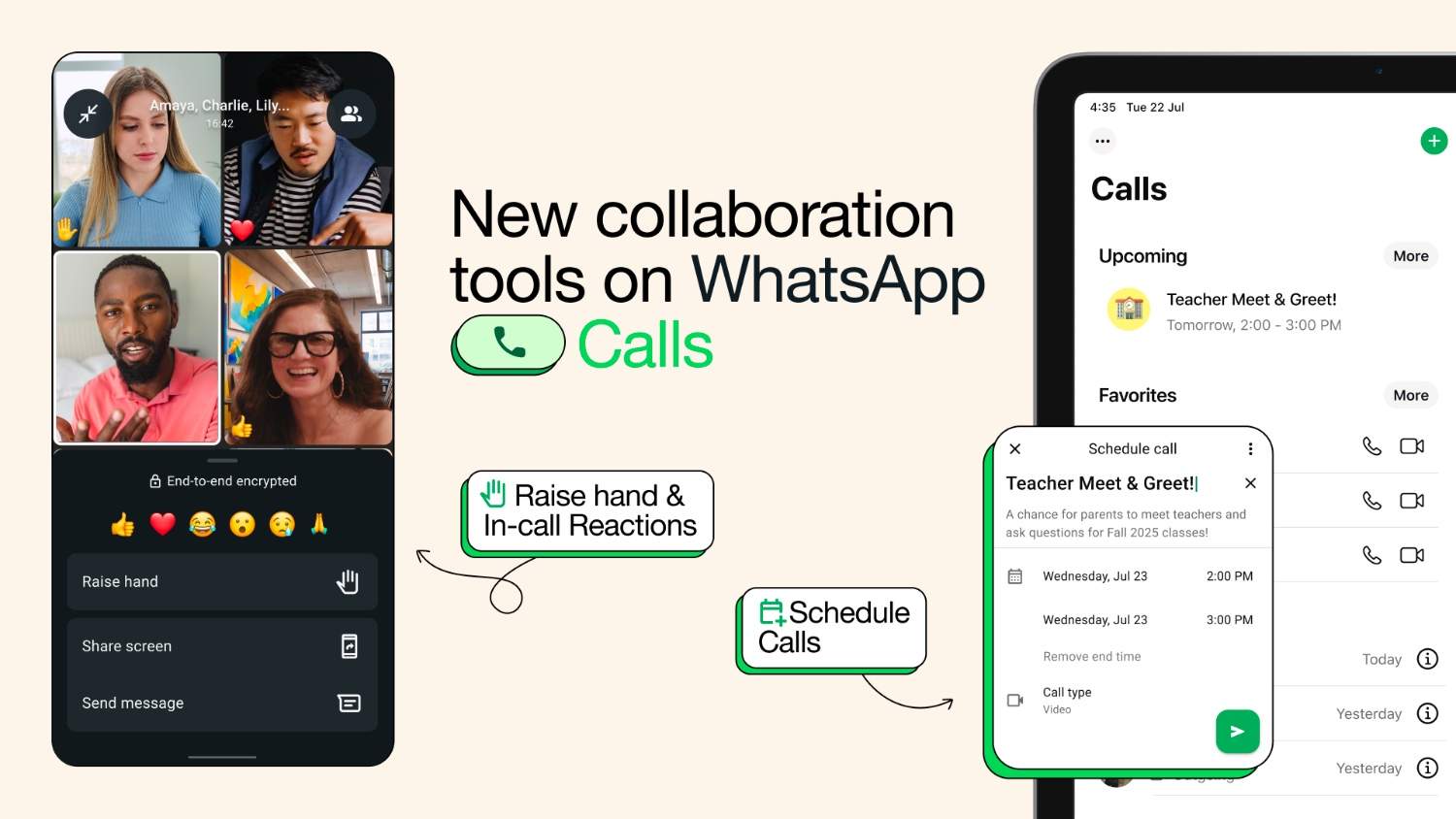 WhatsApp Video Calling Just Got Better — Now Schedule Calls, Raise Hand ...