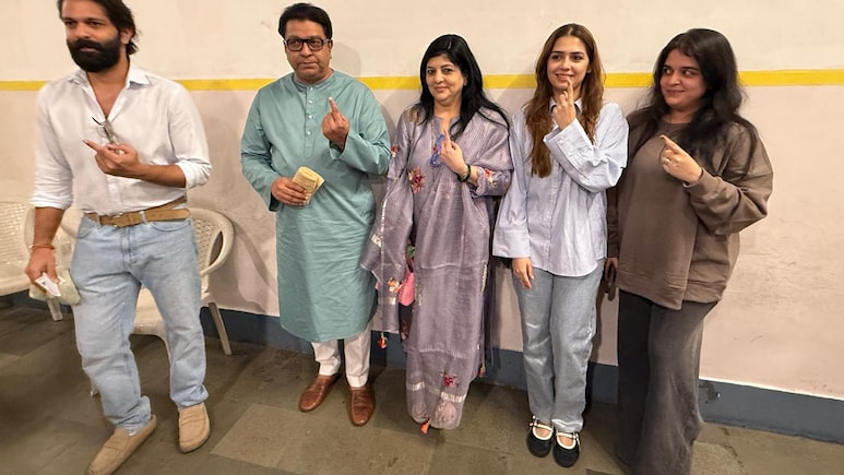 BMC Election 2026: Raj Thackeray After Voting In Mumbai: Ink Mark Can ...