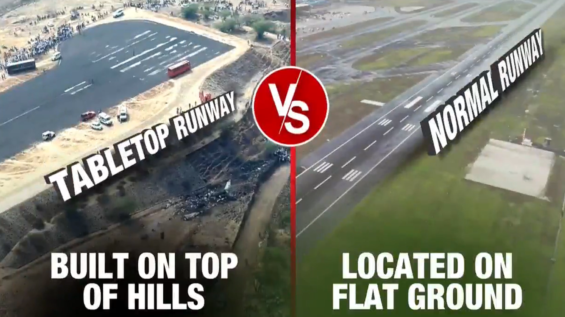 Tabletop Runways: Landing On The Edge - Sudden 100° Tilt And Dive