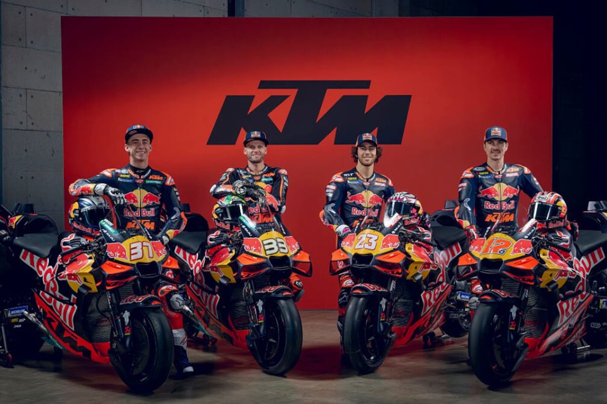 KTM Unveils 2026 MotoGP Bike Livery With Bajaj Logo In Prime Spot: Pics