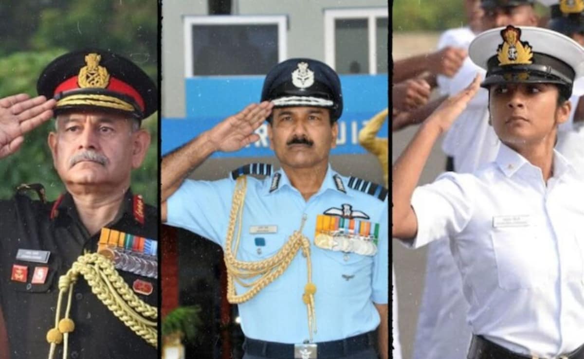 indian army air Force and indian navy salute differently what is the ...