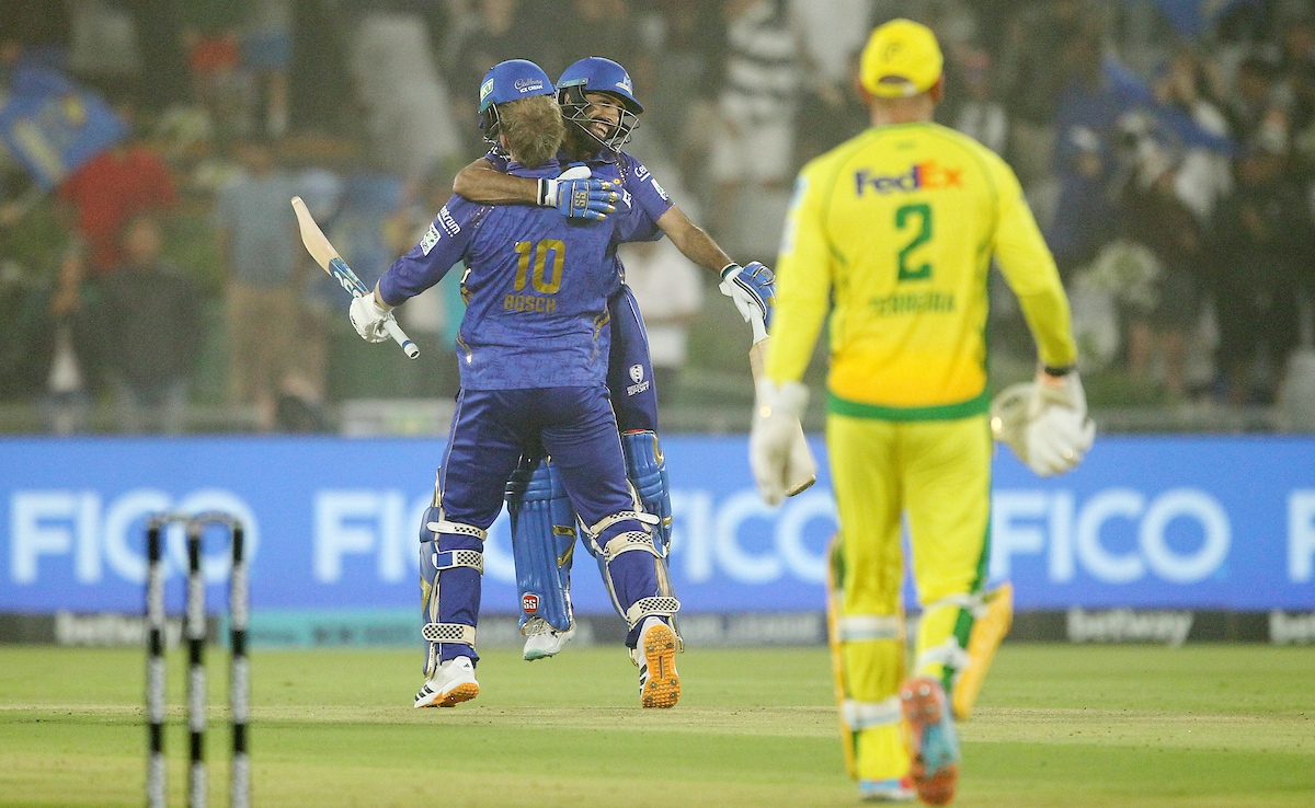 Nicholas Pooran And Jason Smith Power MI Cape Town To Dramatic First ...