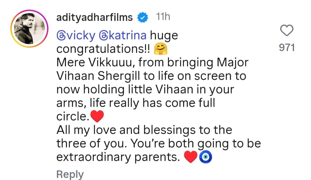 Uri Director Aditya Dhar Reacts To Vicky Kaushal And Katrina Kaif's Son ...