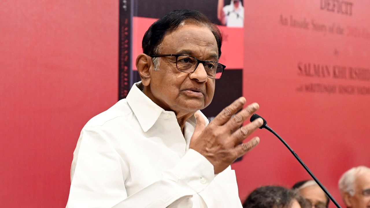 "Comparing Tamil Nadu's Economy To UP Is Wrong': P Chidambaram Backs ...