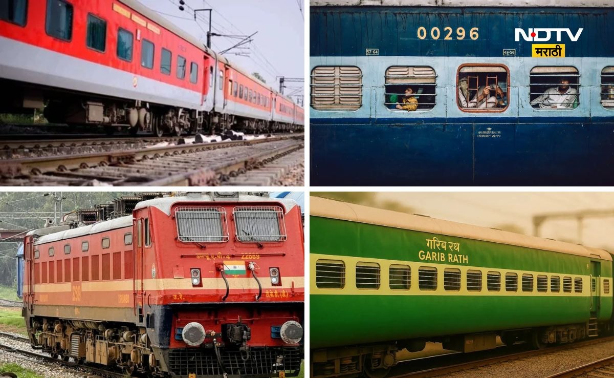Indian Railway Coach Colors Meaning: Why Trains Have Blue Red Green and ...