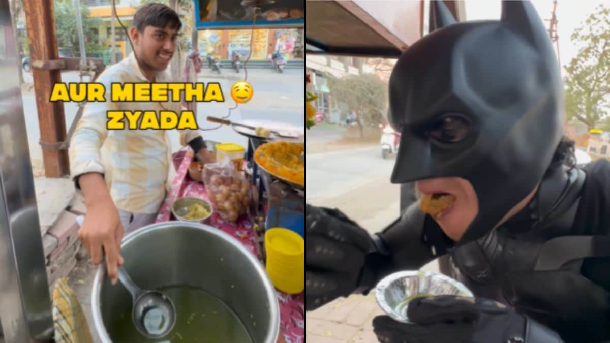 Watch: Batman Enjoys Street-Side Gol Gappe In Viral Video, Amuses ...