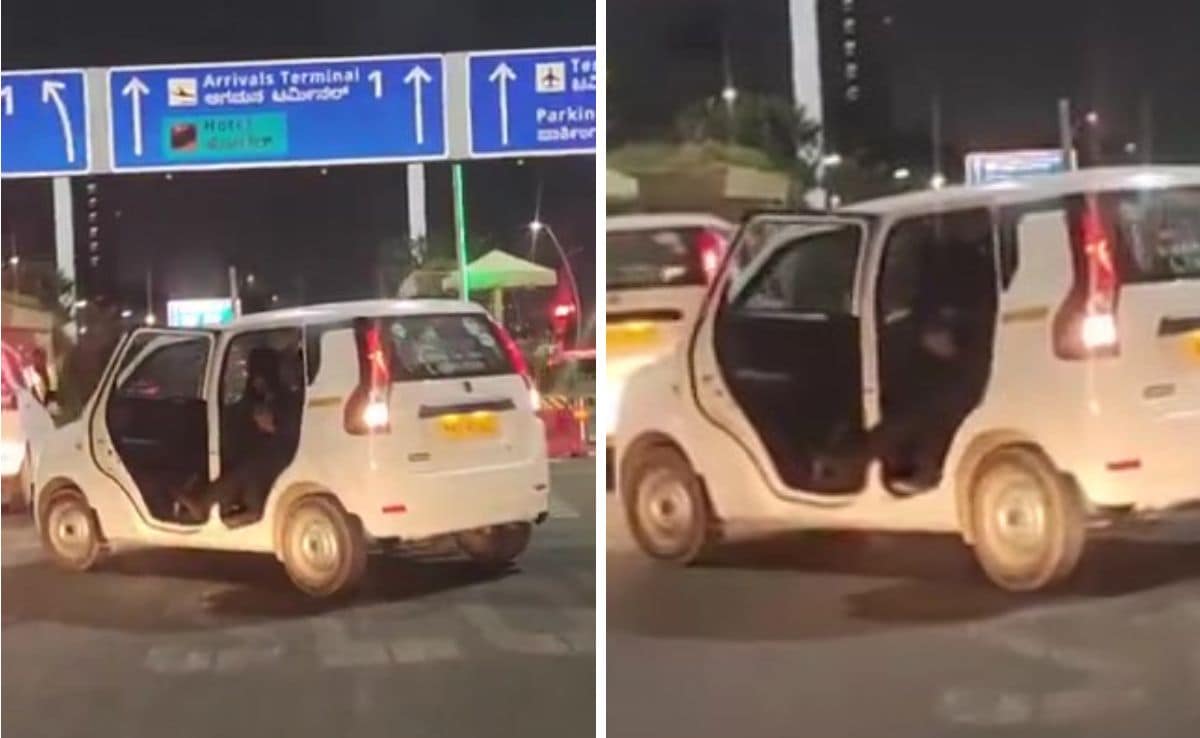Video: Bengaluru Woman Opens Car Door During Fight With Husband ...