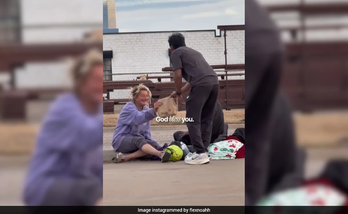 Video: Indian Man Feeds Homeless American Couple On New Year's Day ...