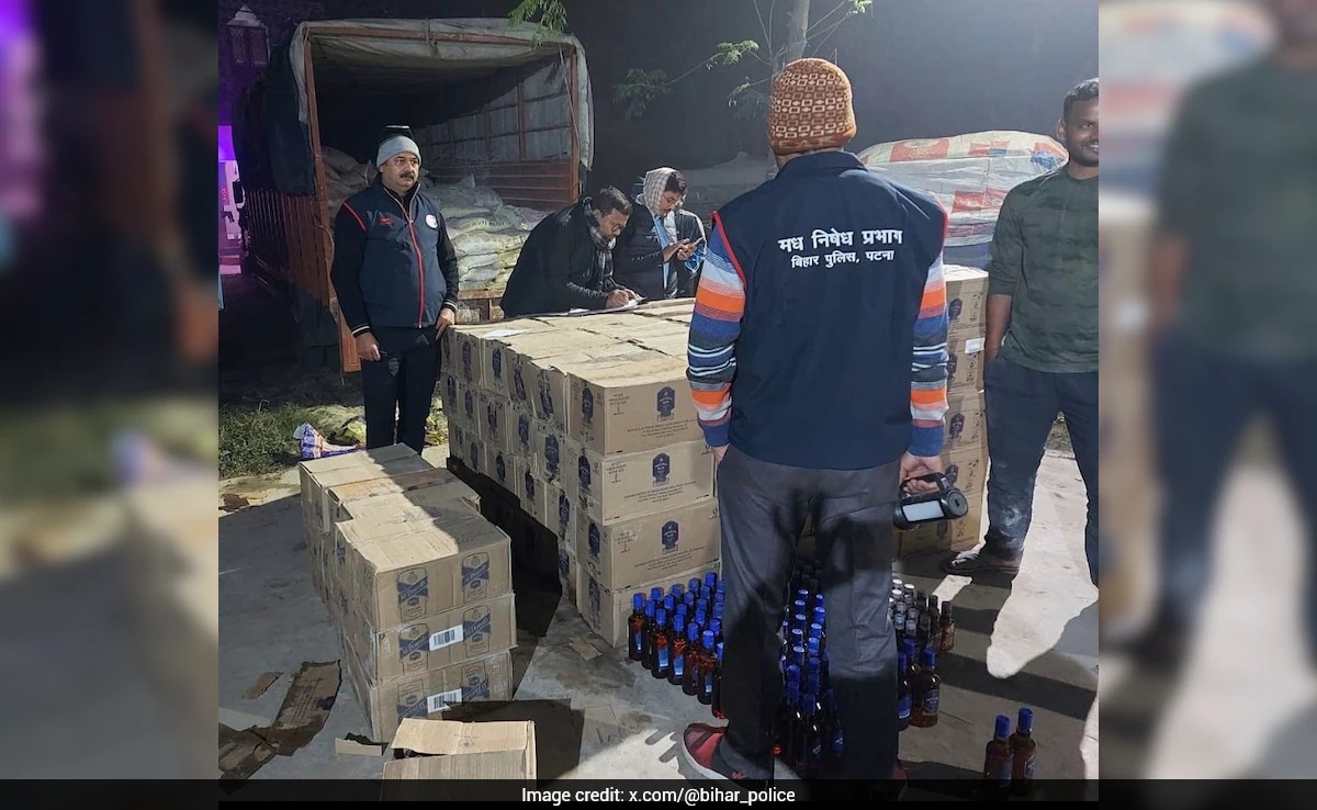 Over 36 Lakh Litres Of Liquor Seized In Dry State Bihar In 2025