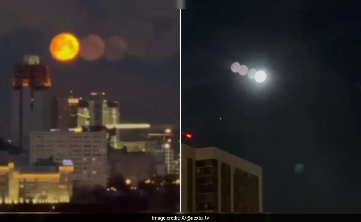 Rare Phenomenon Or Fake? Viral 'Paraselene' Moon Video Has Internet ...