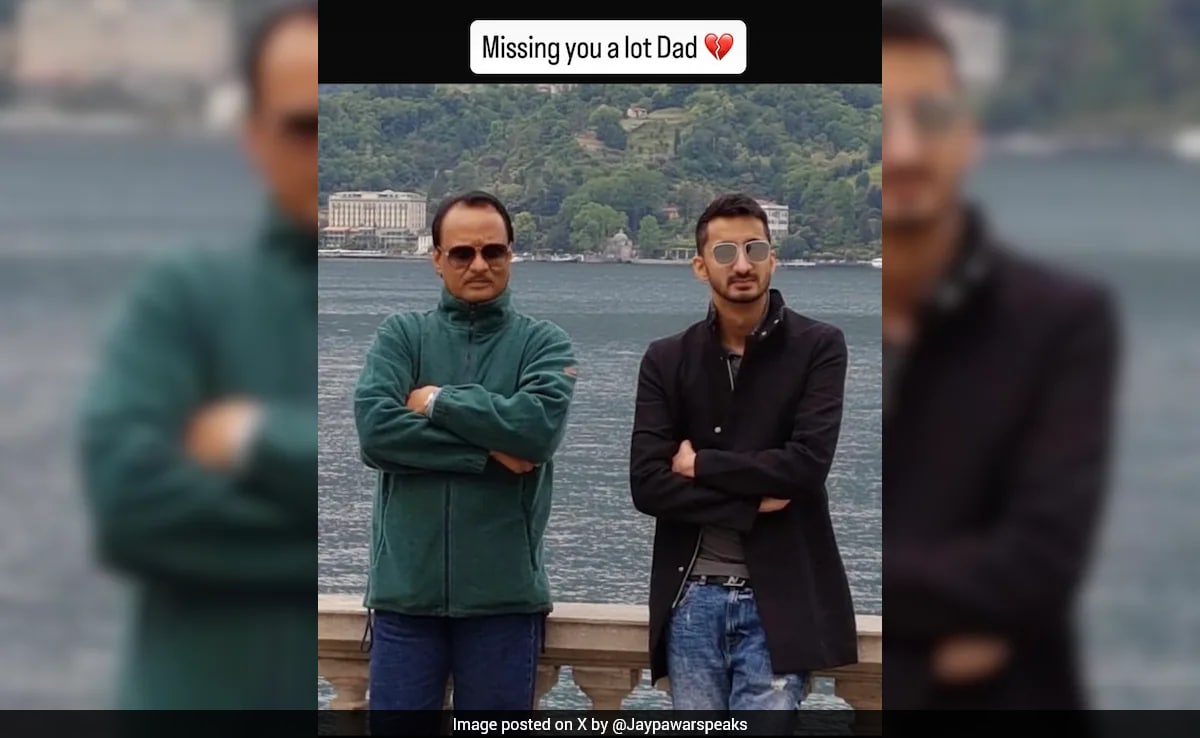 Jay Pawar's Emotional Post For Father Ajit Pawar: Wish Time Had Stopped