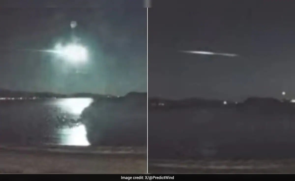 Meteor Or Space Debris? Video Shows Mysterious Light Illuminating ...