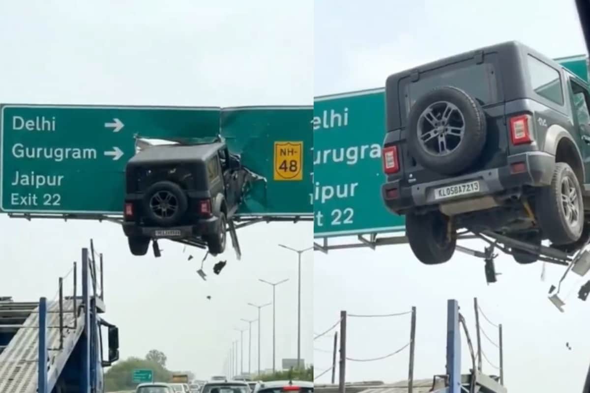 Fact Check: AI Video Shows Mahindra Thar Hanging In Delhi-Jaipur ...