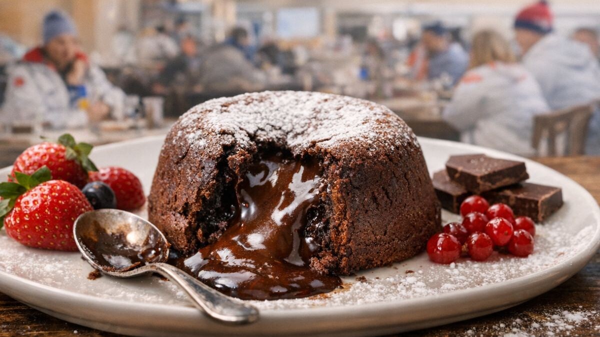 This Chocolate Lava Cake Is The Talk Of The Milan Winter Olympics 2026 ...