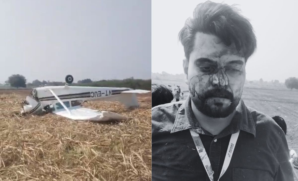 Pilot, Trainee Injured As Private Aircraft Crashes In Karnataka