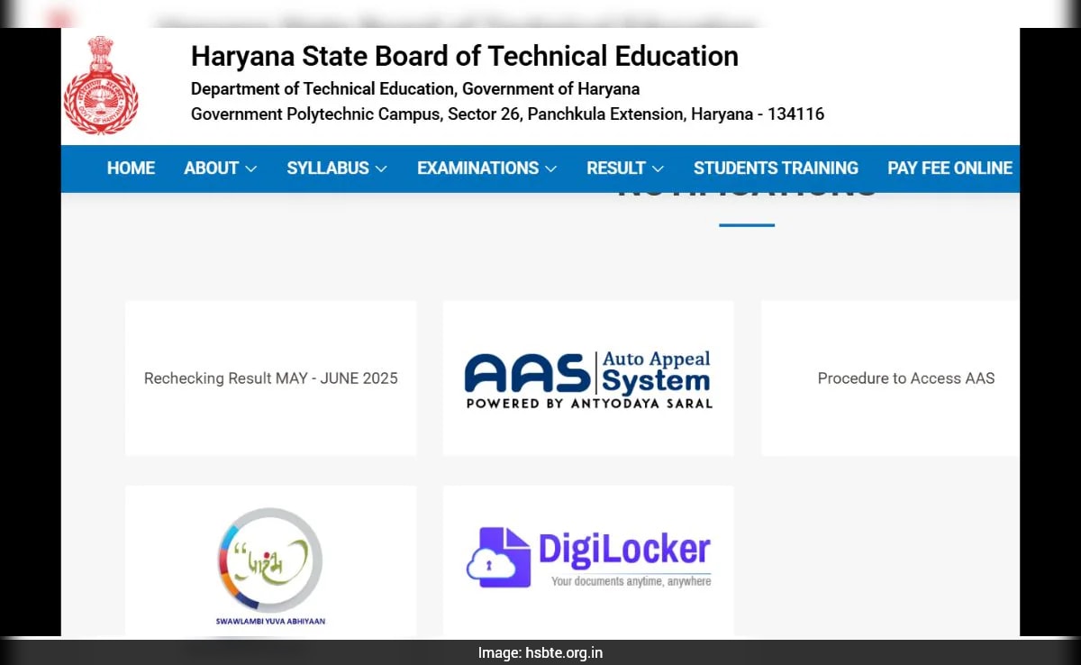 HSBTE Result 2026: May-June 2025 Rechecking Result Out, Here's Direct ...