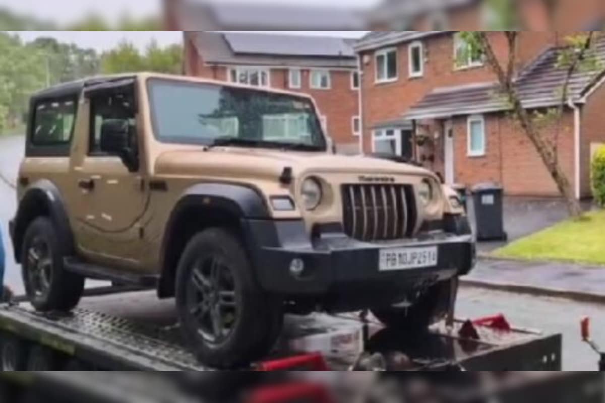 Mahindra Thar Earth Edition Owner Gets SUV Delivered To UK: Video