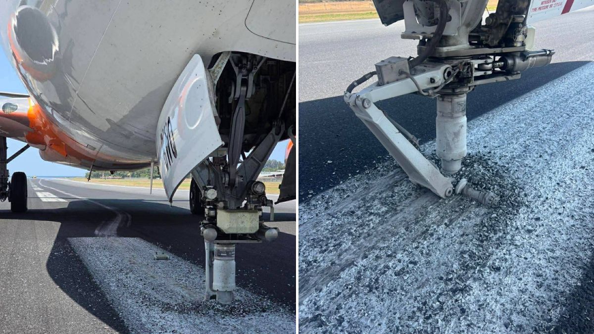 Wheel Damaged In Hard Landing, Air India Express Plane Stuck On Phuket ...