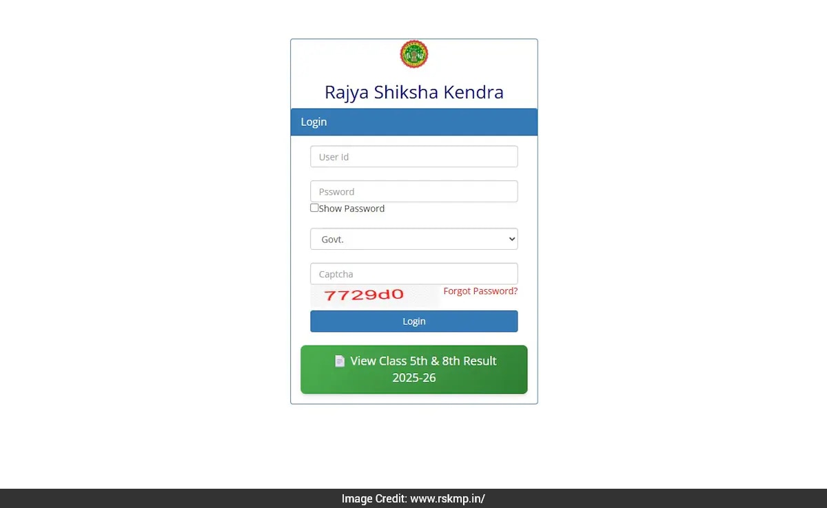 RSKMP Madhya Pradesh Board Class 5, 8 Result 2026: Direct Link, Time ...