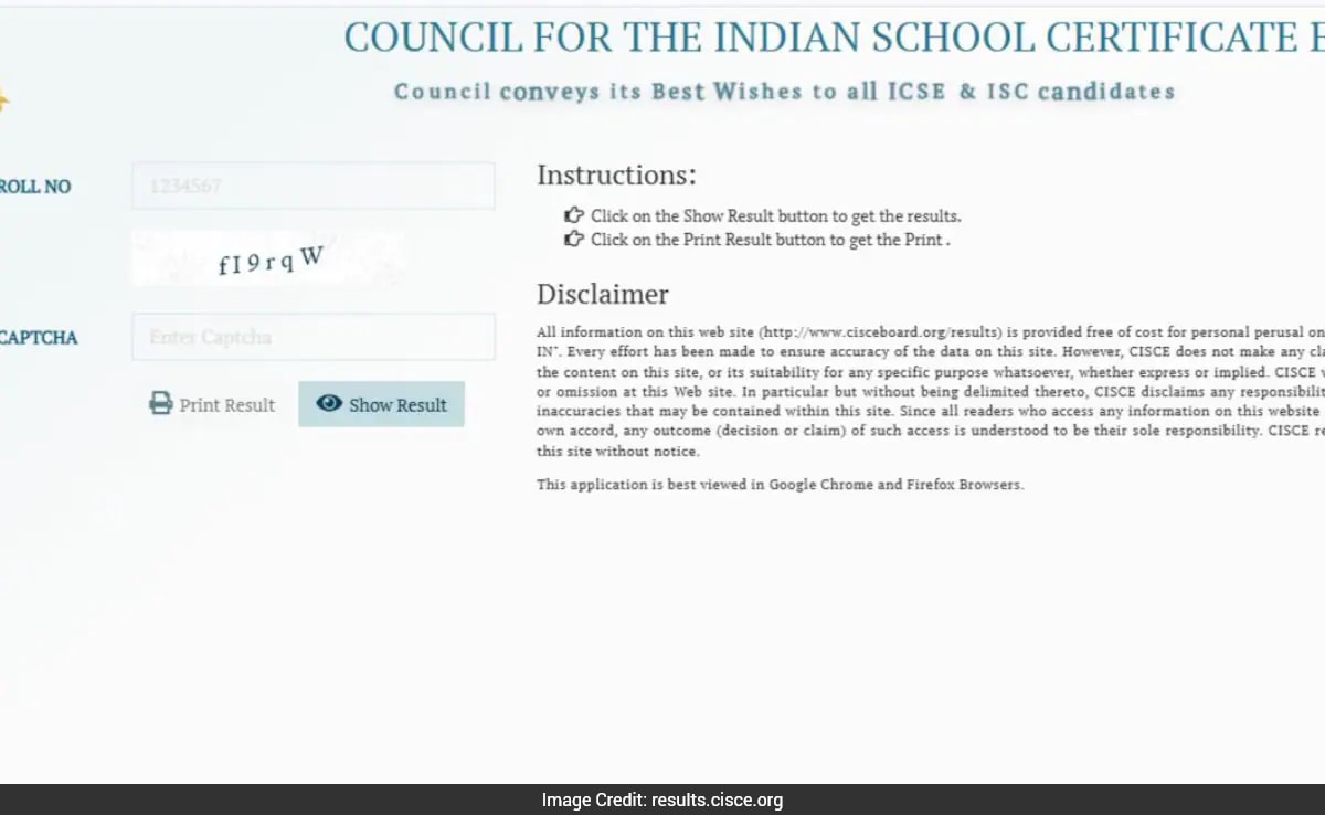 ICSE, ISC Result 2026: Official Website Down? Check Alternative Ways to ...