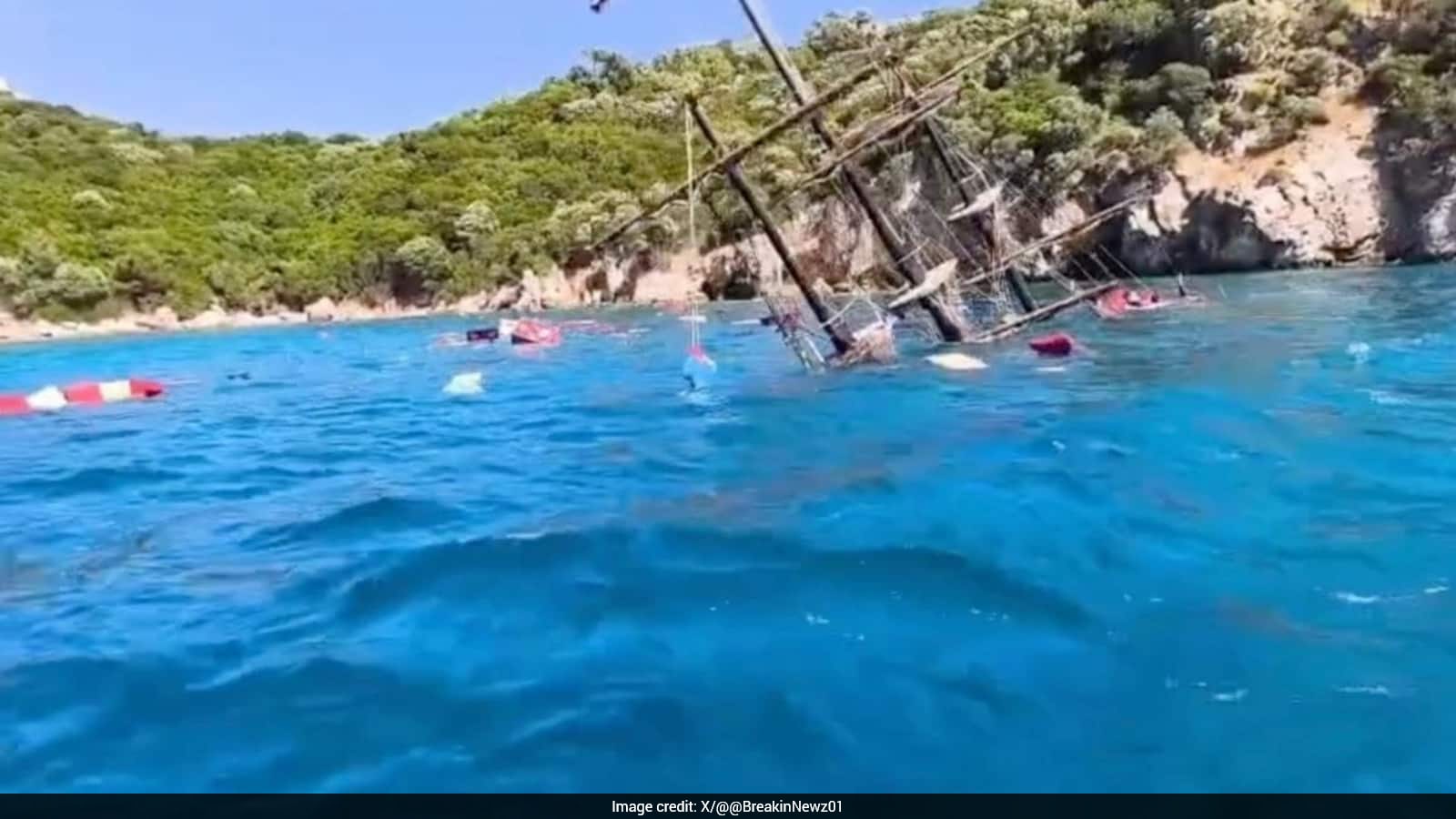 "Pirate Party" Boat Carrying 148 Tourists Sinks In Turkey, Passengers ...
