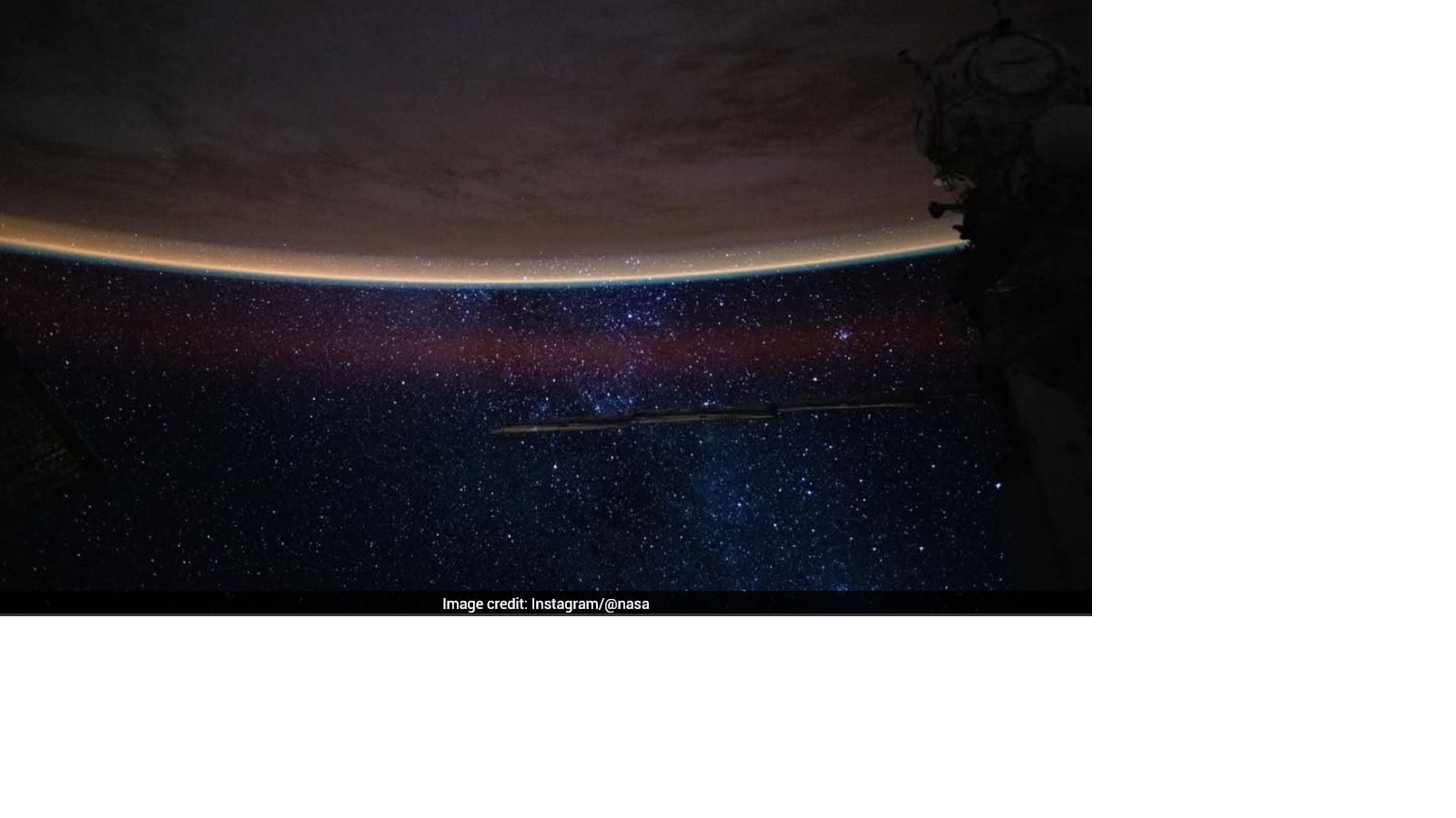 NASA Explains Why Earth Appears Glowing Orange In Stunning Space Photo