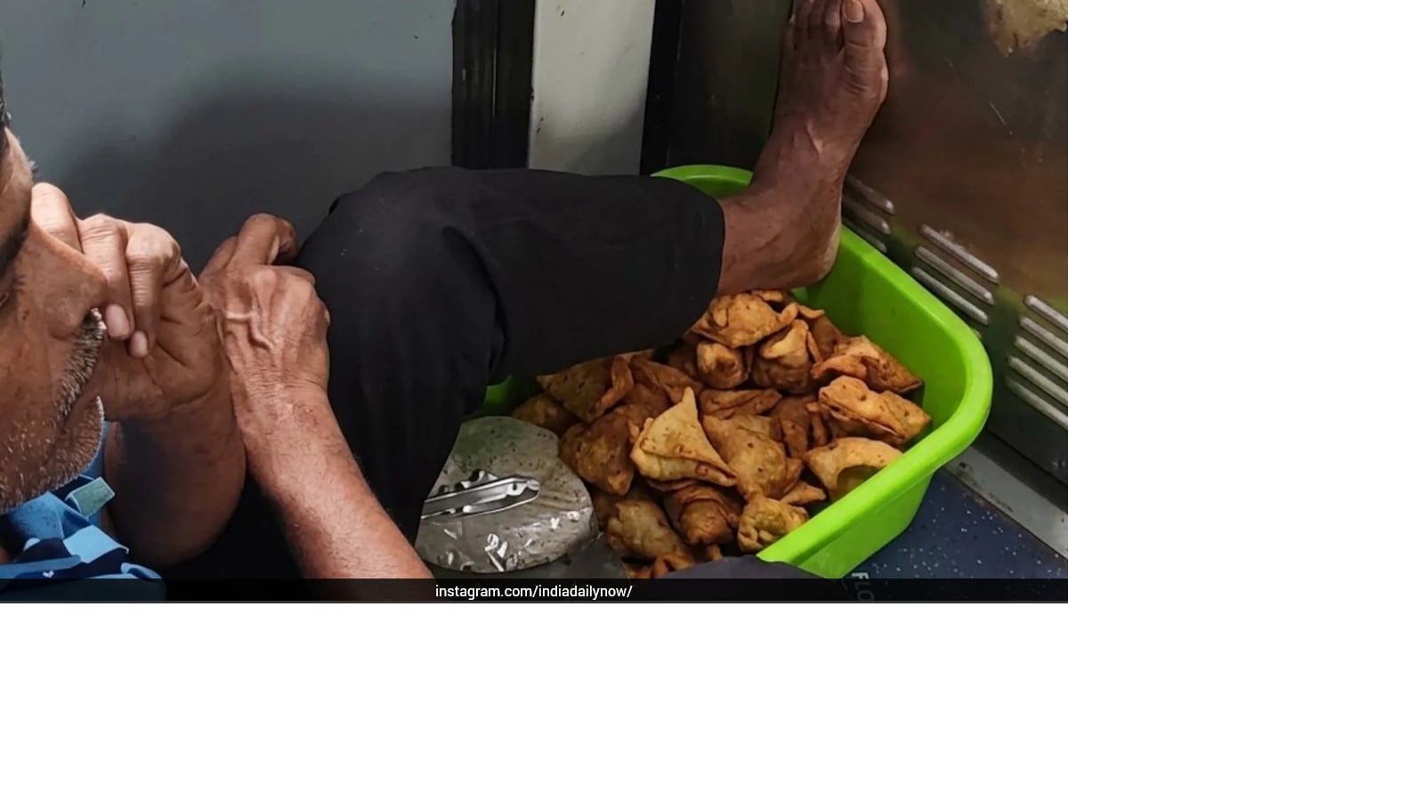 Feet On Food: Shocking Video Exposes Railway Vendor's Filthy Samosa ...