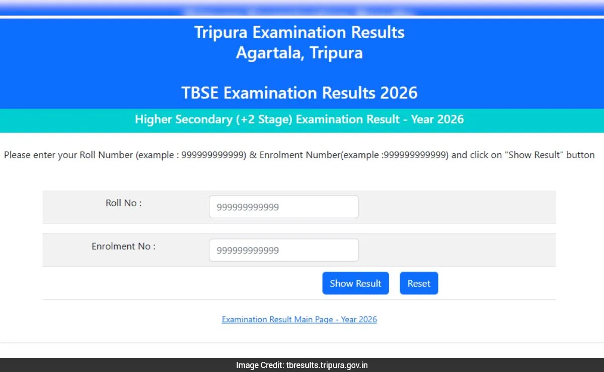 Tripura Result 2026 OUT: Check Class 10th, 12th Marksheet Download Link ...