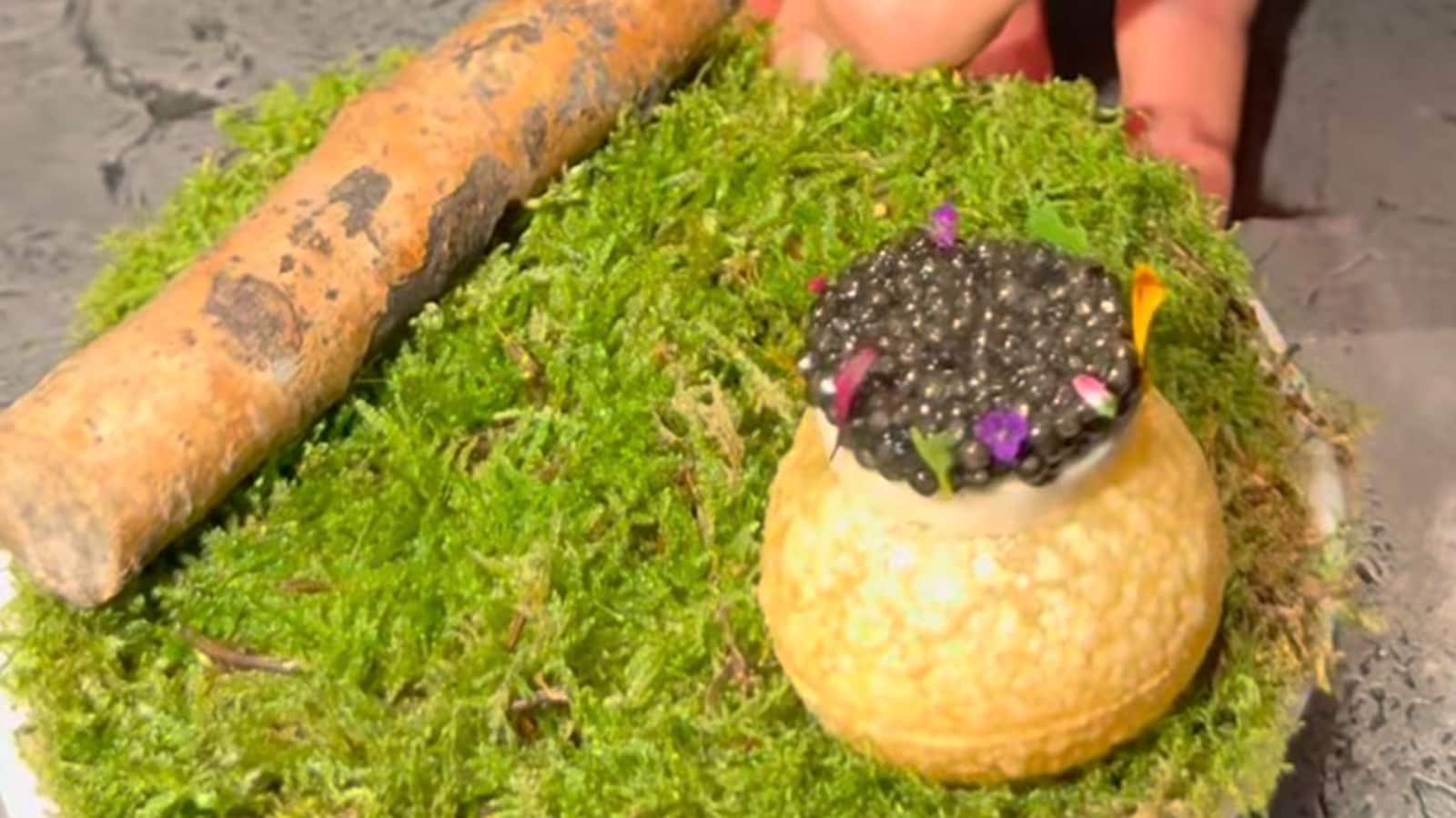Viral Video: Internet Reacts To Caviar Pani Puri At Two Michelin ...