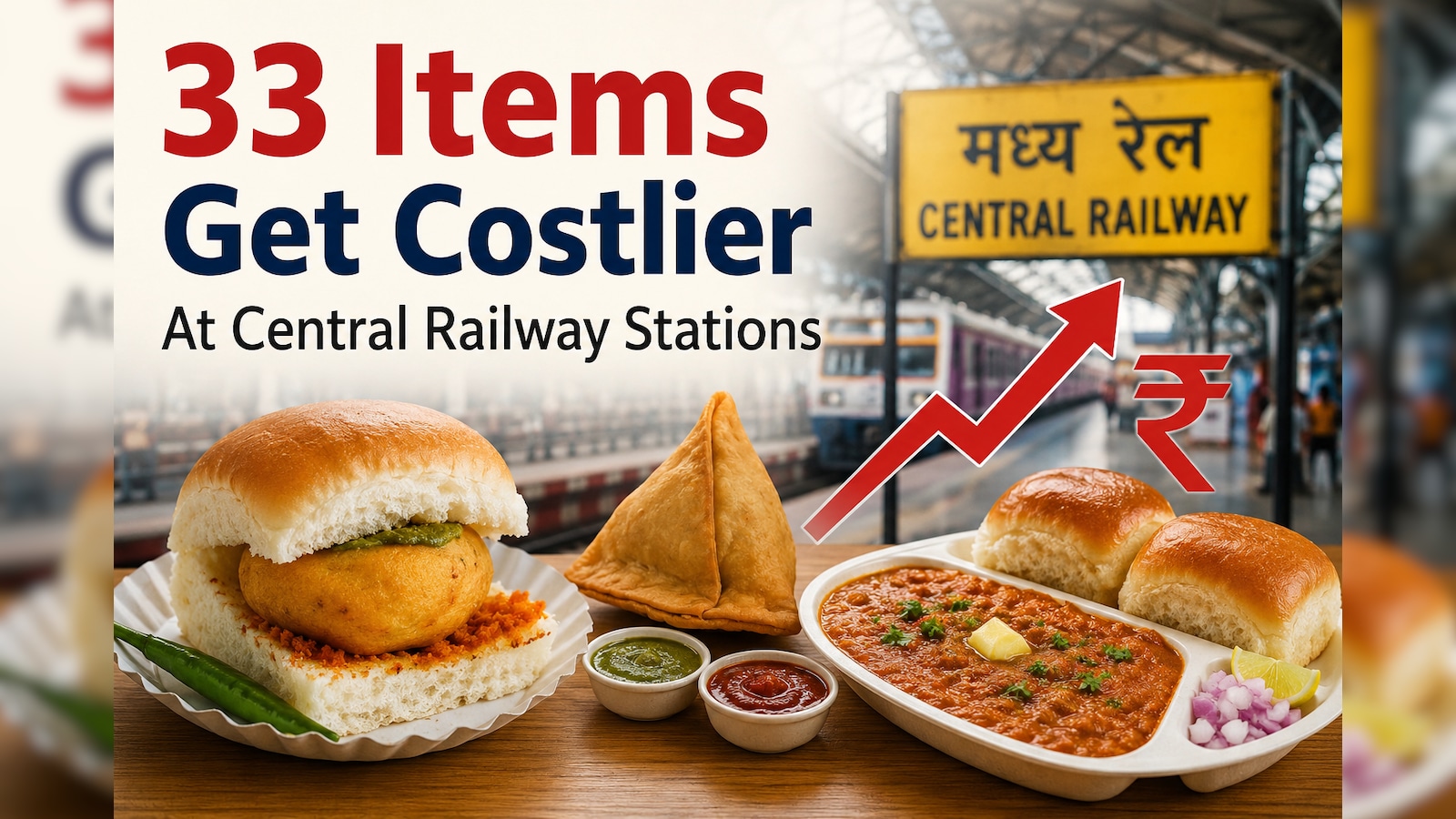 Vada Pav, Samosa, Pav Bhaji To Get Costlier At Central Railway Stations ...