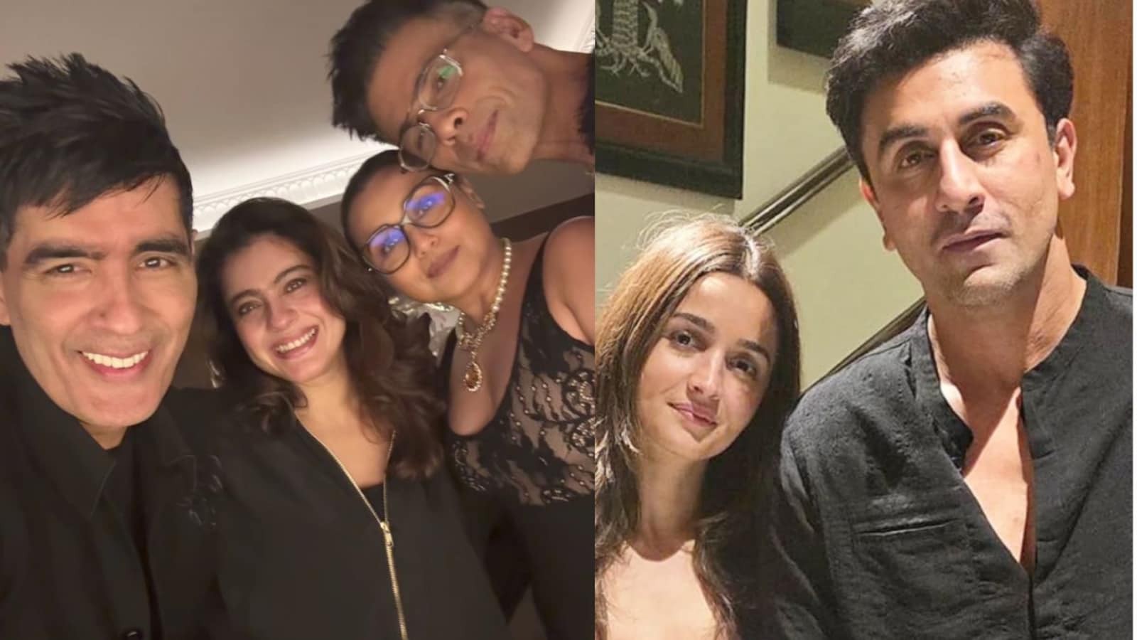 Pics: Kajol, Rani Mukerji, Ranbir-Alia At Karan Johar's 54th Birthday Bash